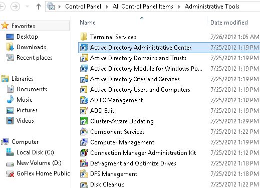 Manage Multiple Domains in Active Directory Administrative Center